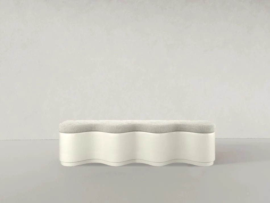 Triana Bench King, Cream
